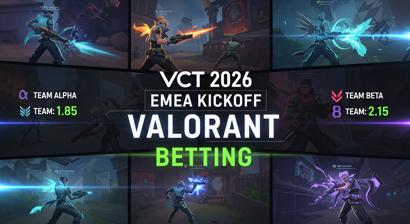 VCT 2026 EMEA Kickoff Boosts VALORANT Betting Volumes