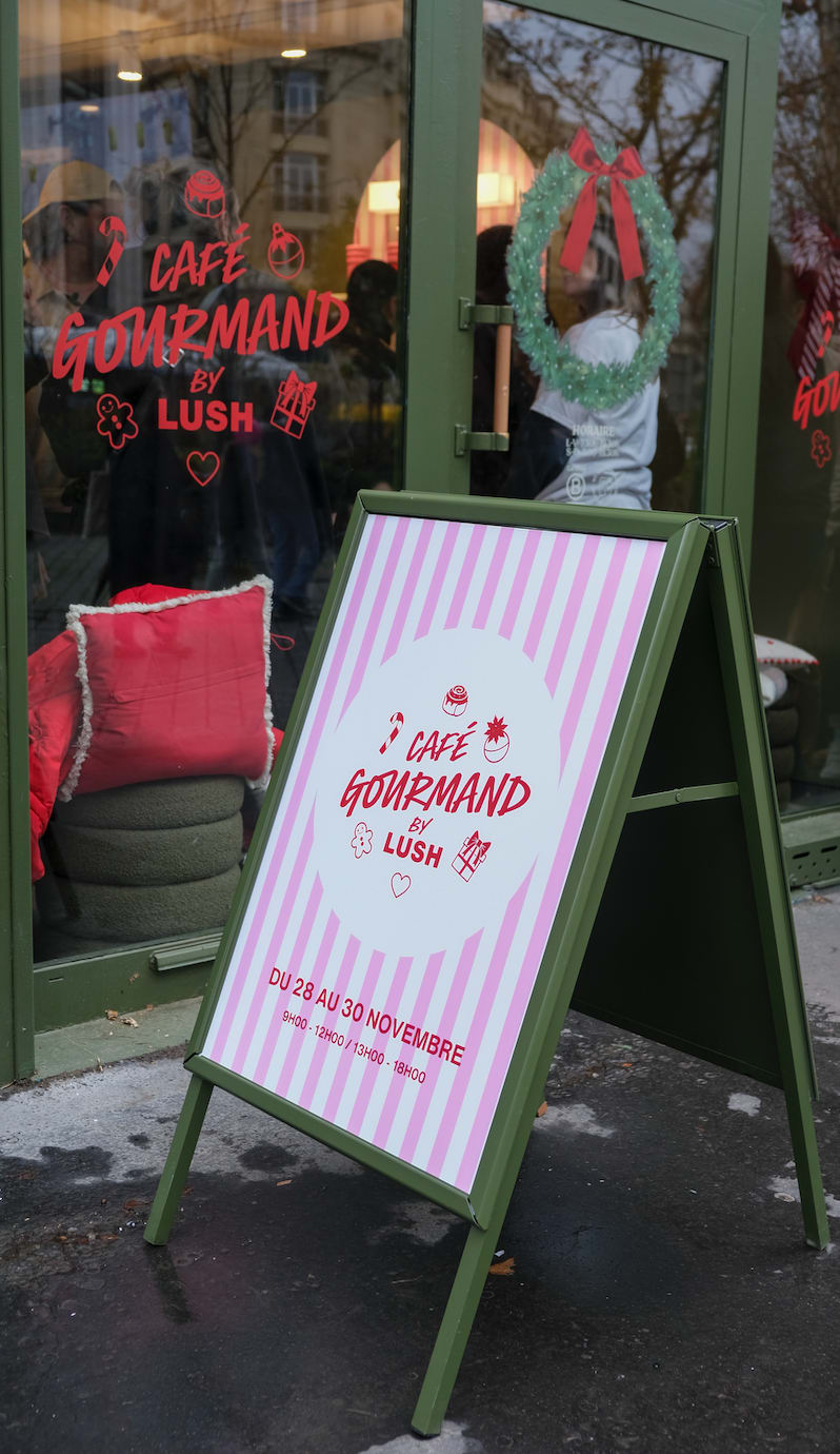Lush ouvre son premier Café Gourmand éphémère à Paris ! - We Are Lush ...