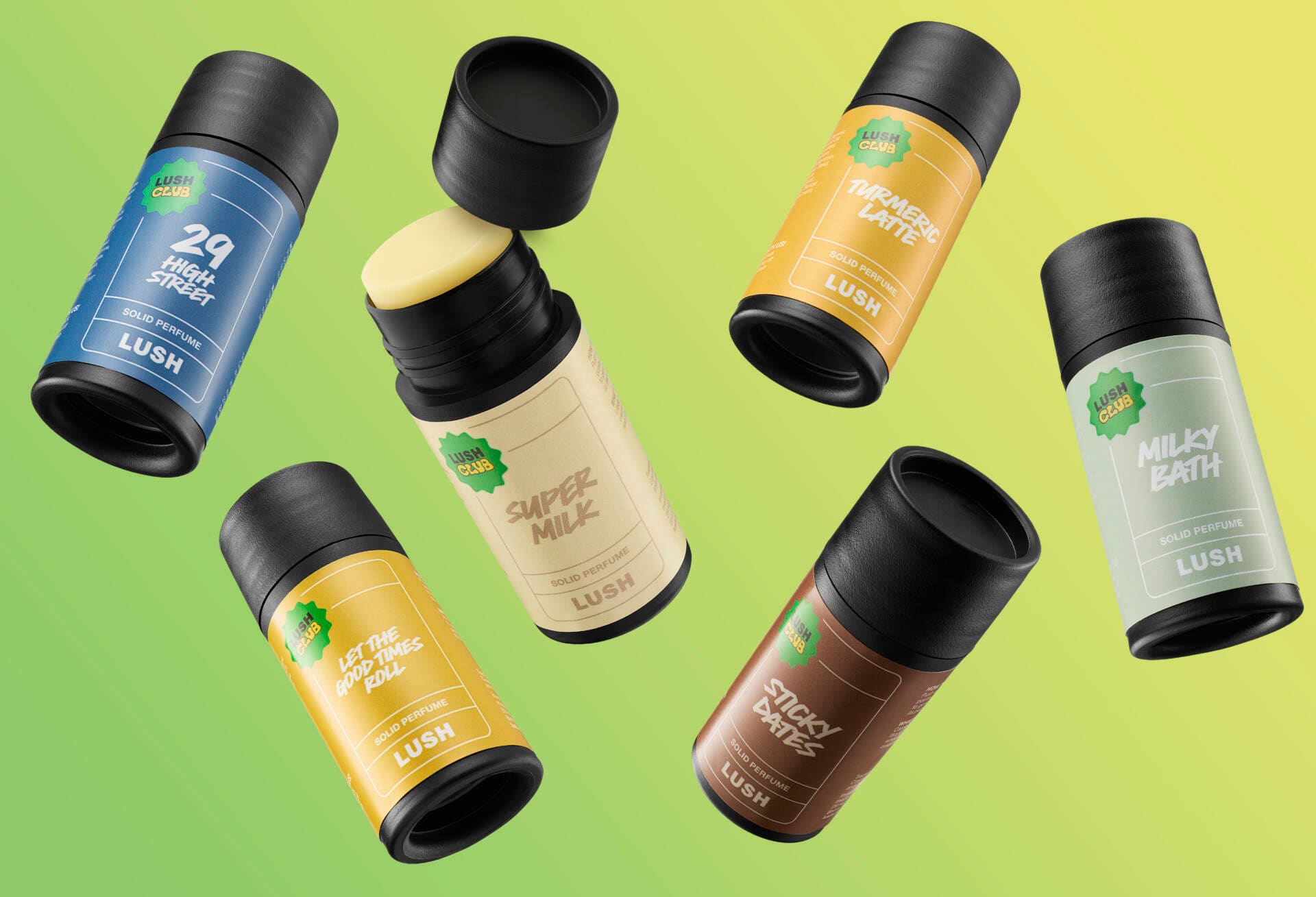 Lush Club lanceert zes exclusieve solid perfumes, met favorieten Sticky ...