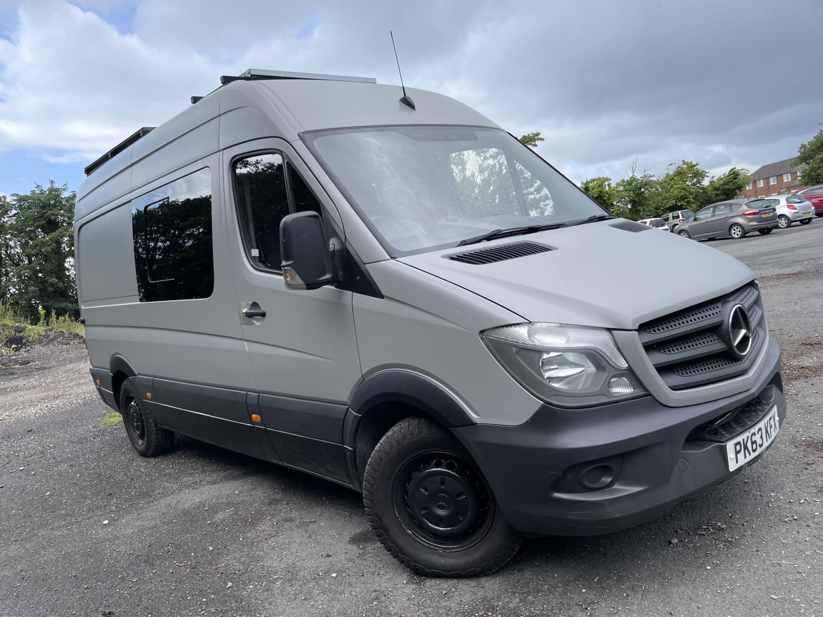 Mercedes Sprinter Off Grid Campervan. New build. Solar. Roof deck.