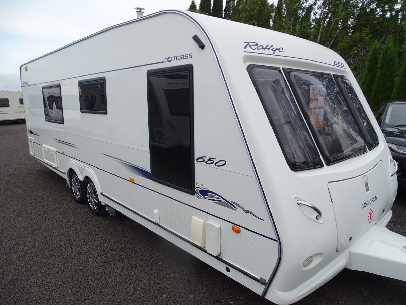 Compass Rallye 650 2007 4 Berth Twin Axle Touring Caravan...