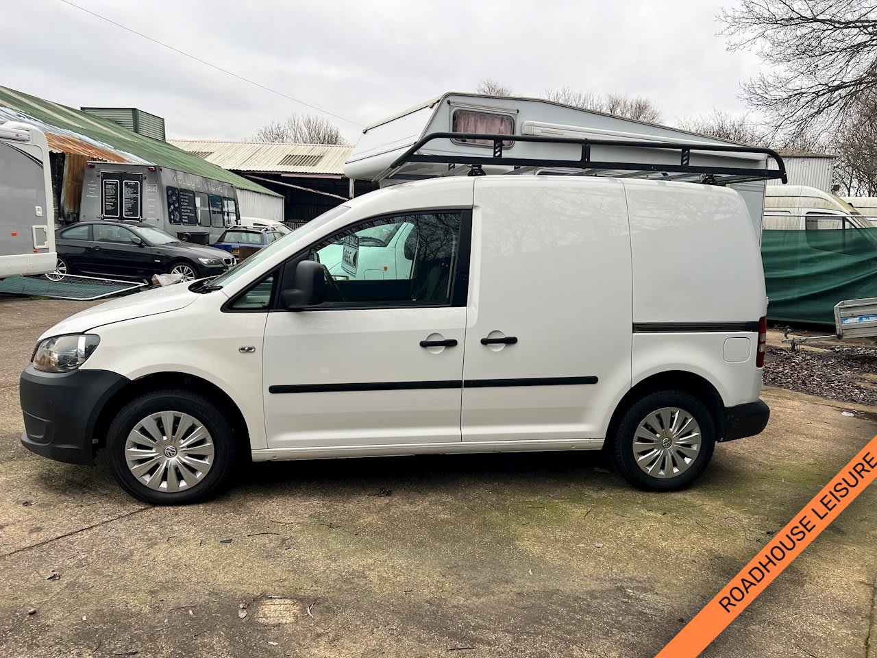 Vw Caddy Van Tdi C20 Startline White 1.6l With Roof Rack ...