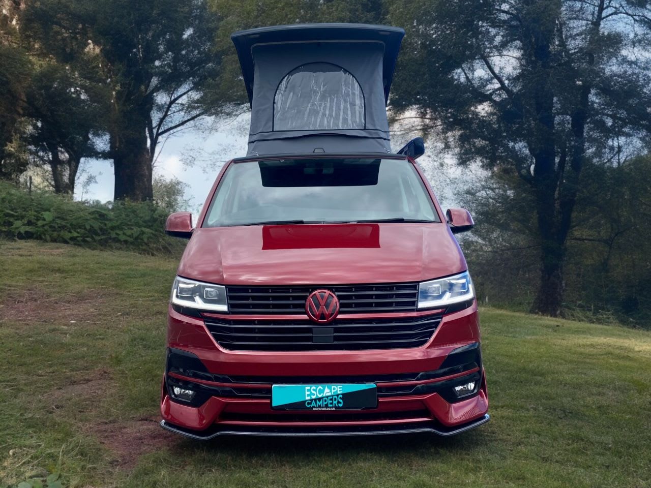 Volkswagen T6.1 Campervan Fortana Red Lwb Dsg (automatic)...