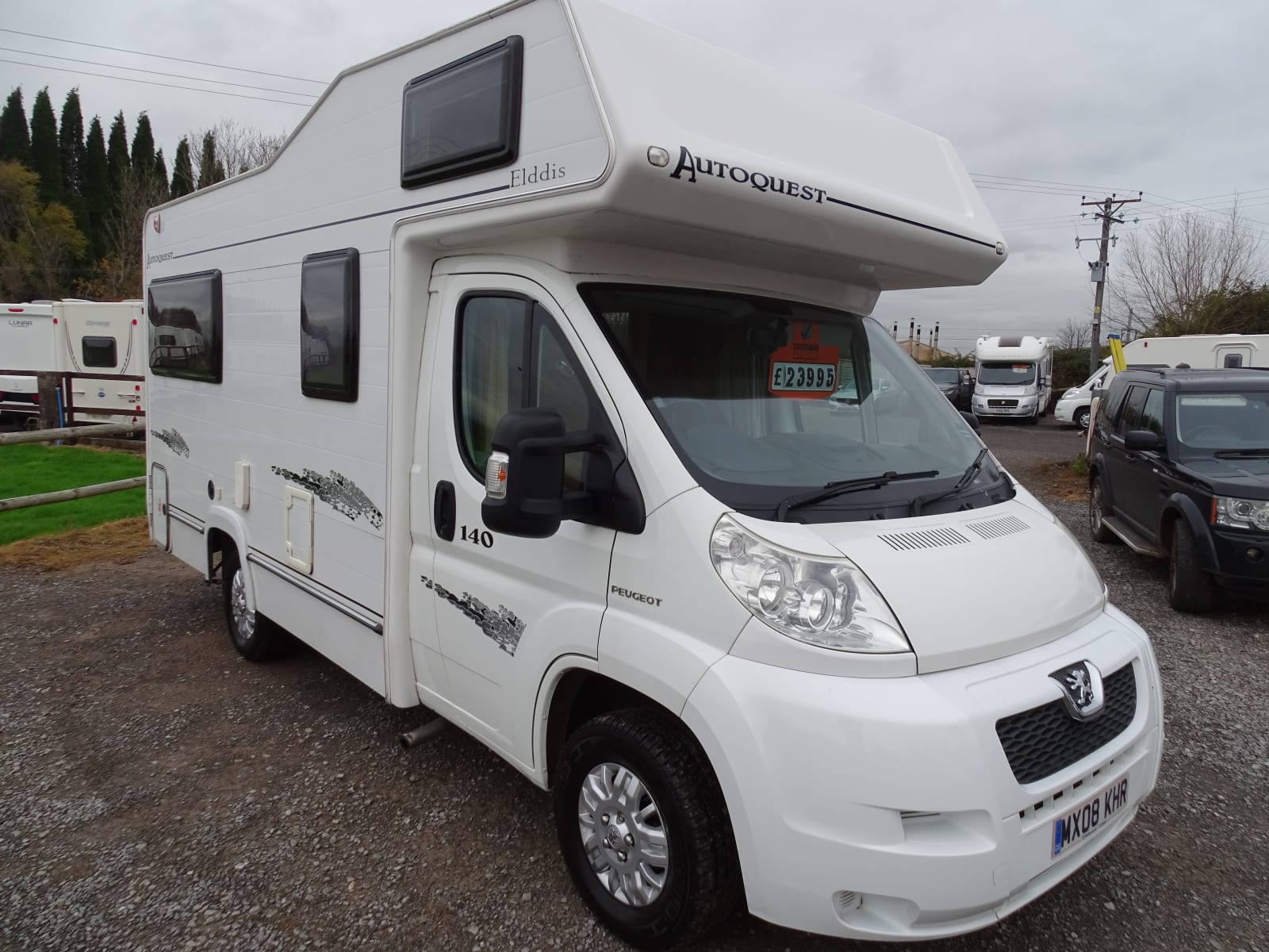 Elddis Autoquest 140 2008 4 Berth Coach Built Motor Home ...