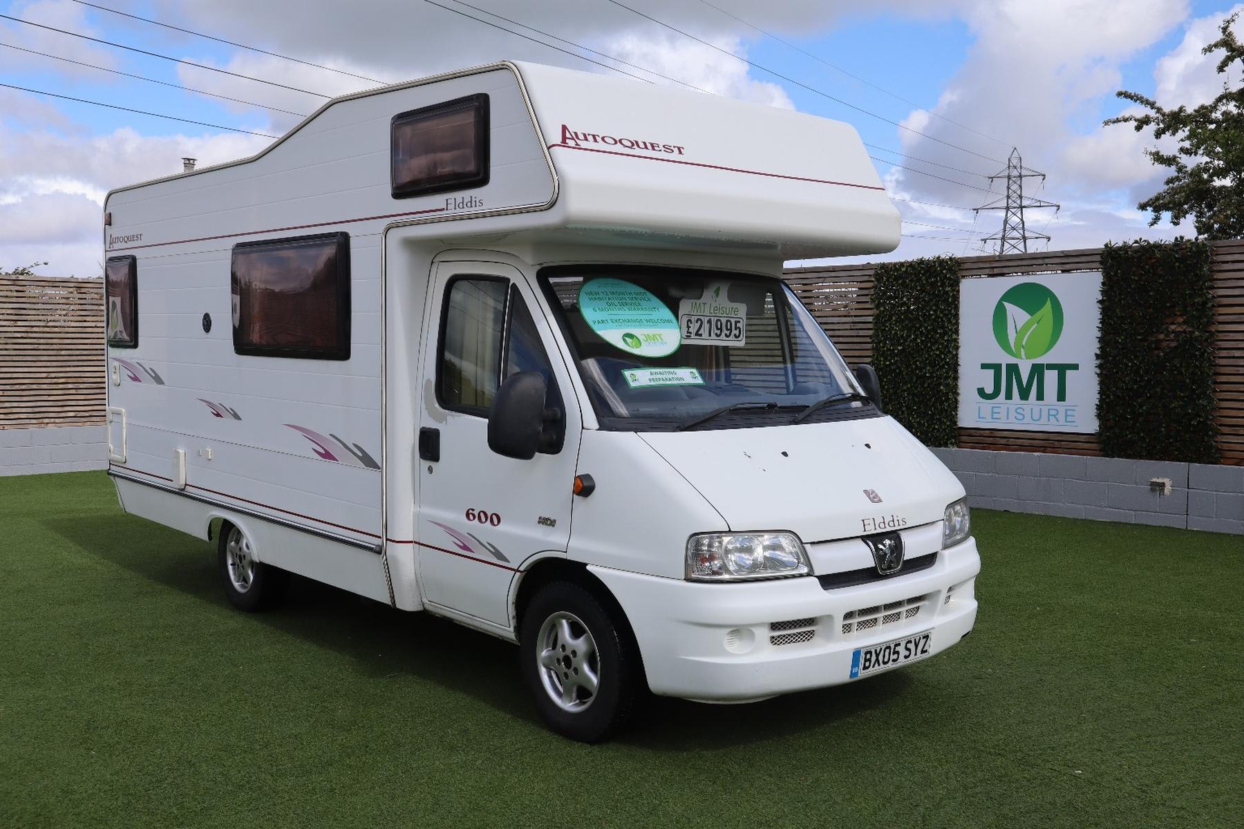 2005 Elddis Autoquest 600 White