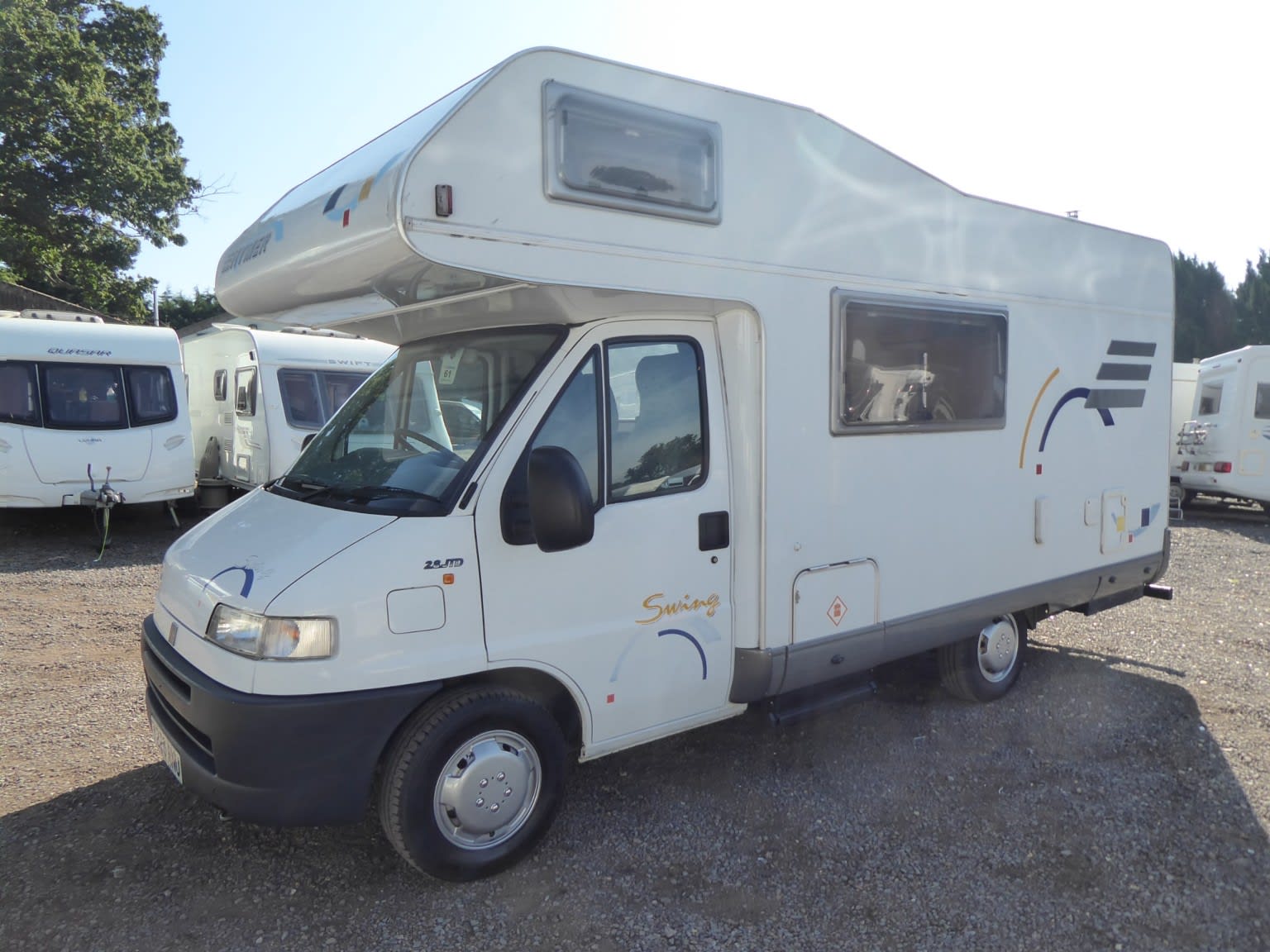 2001 Hymer Swing White