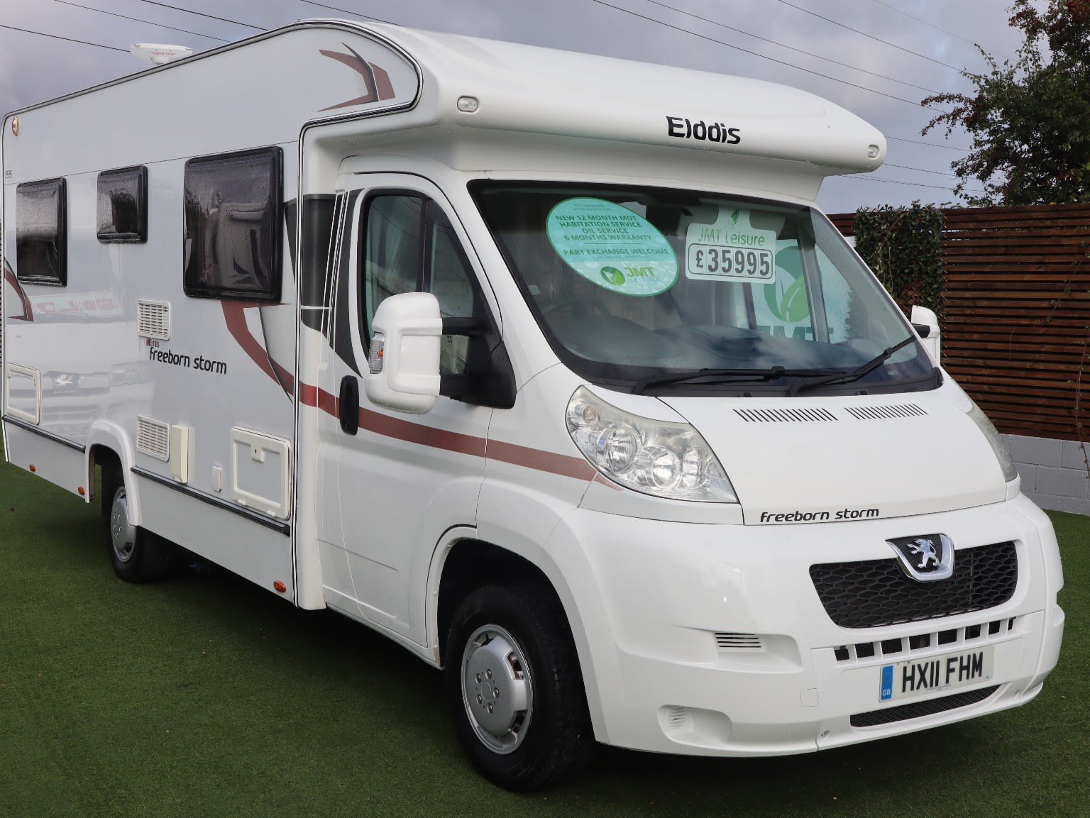 2011 Elddis Freeborn Storm White