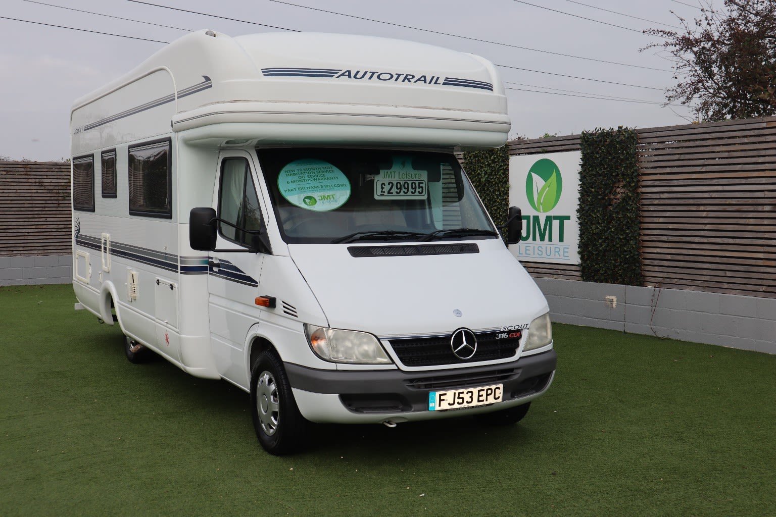 2003 Auto Trail Scout Lo-line Mercedes White