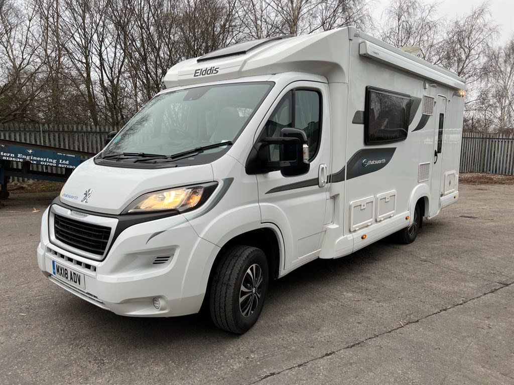 2018 Elddis Chatsworth White