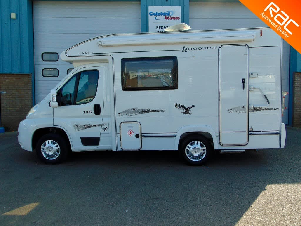 2008 Elddis Autoquest 115 White