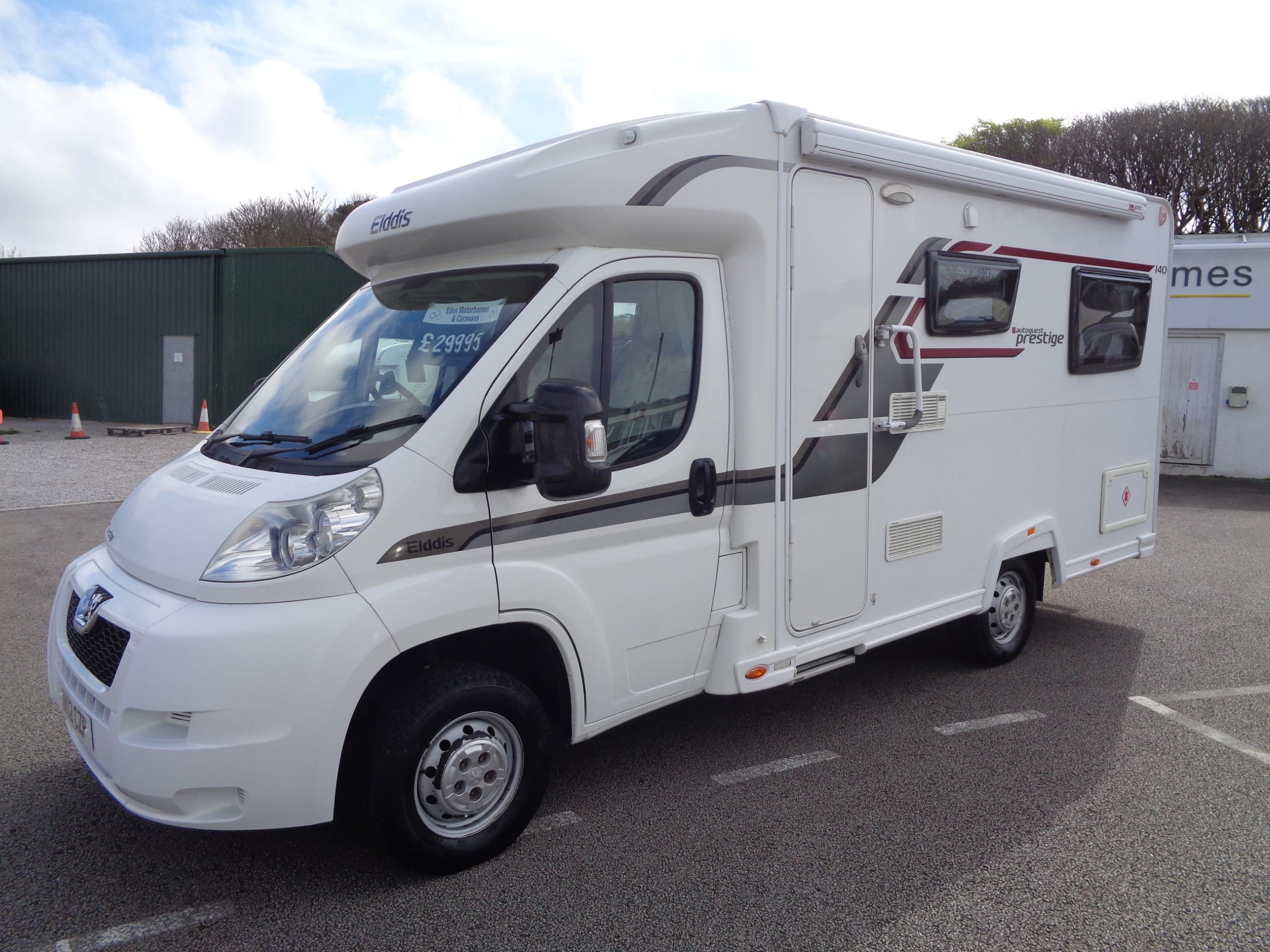 2012 Elddis Autoquest 140 White