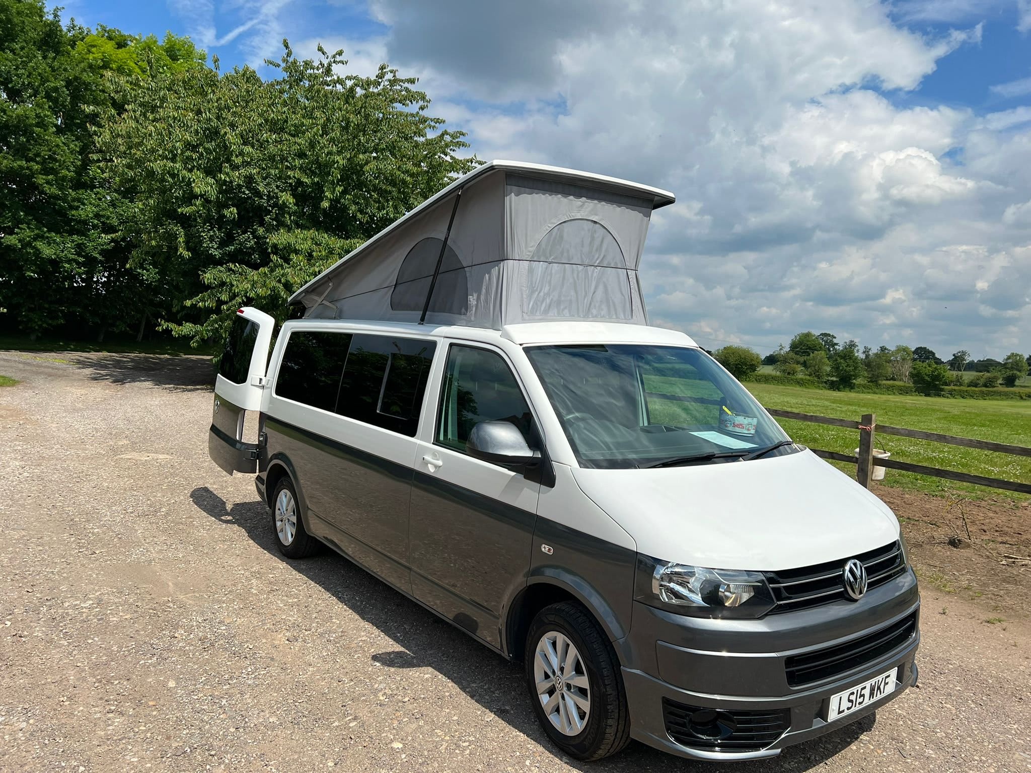 Vw Campervan Indium Grey Two Tone Trendline 15 Plate Lwb