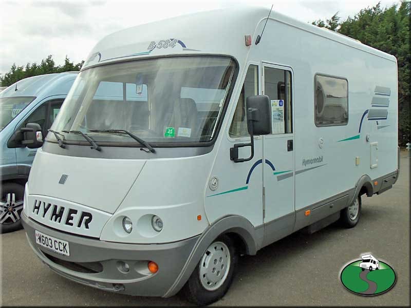 2000 Hymer B584 White