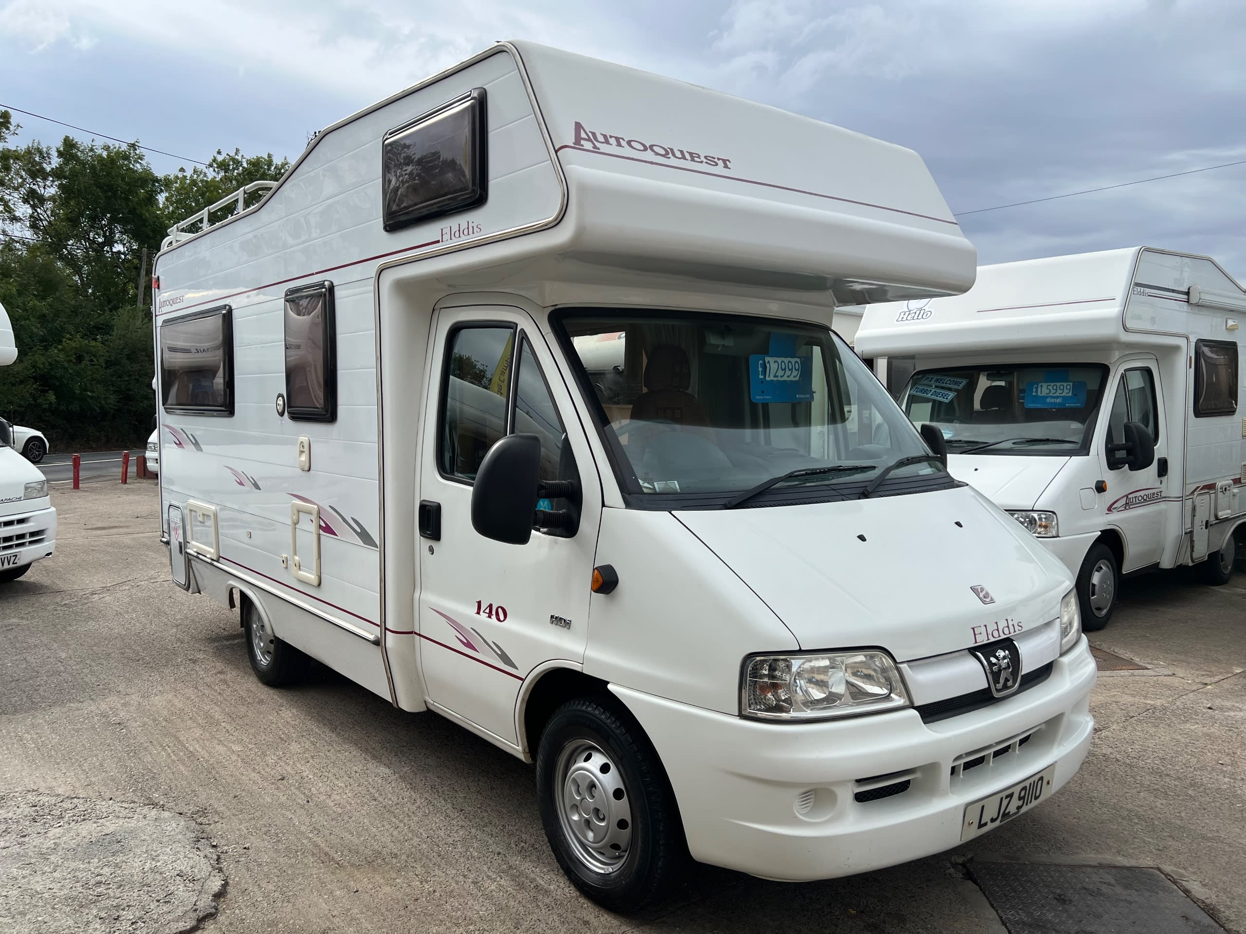 2006 Elddis Autoquest 140 White
