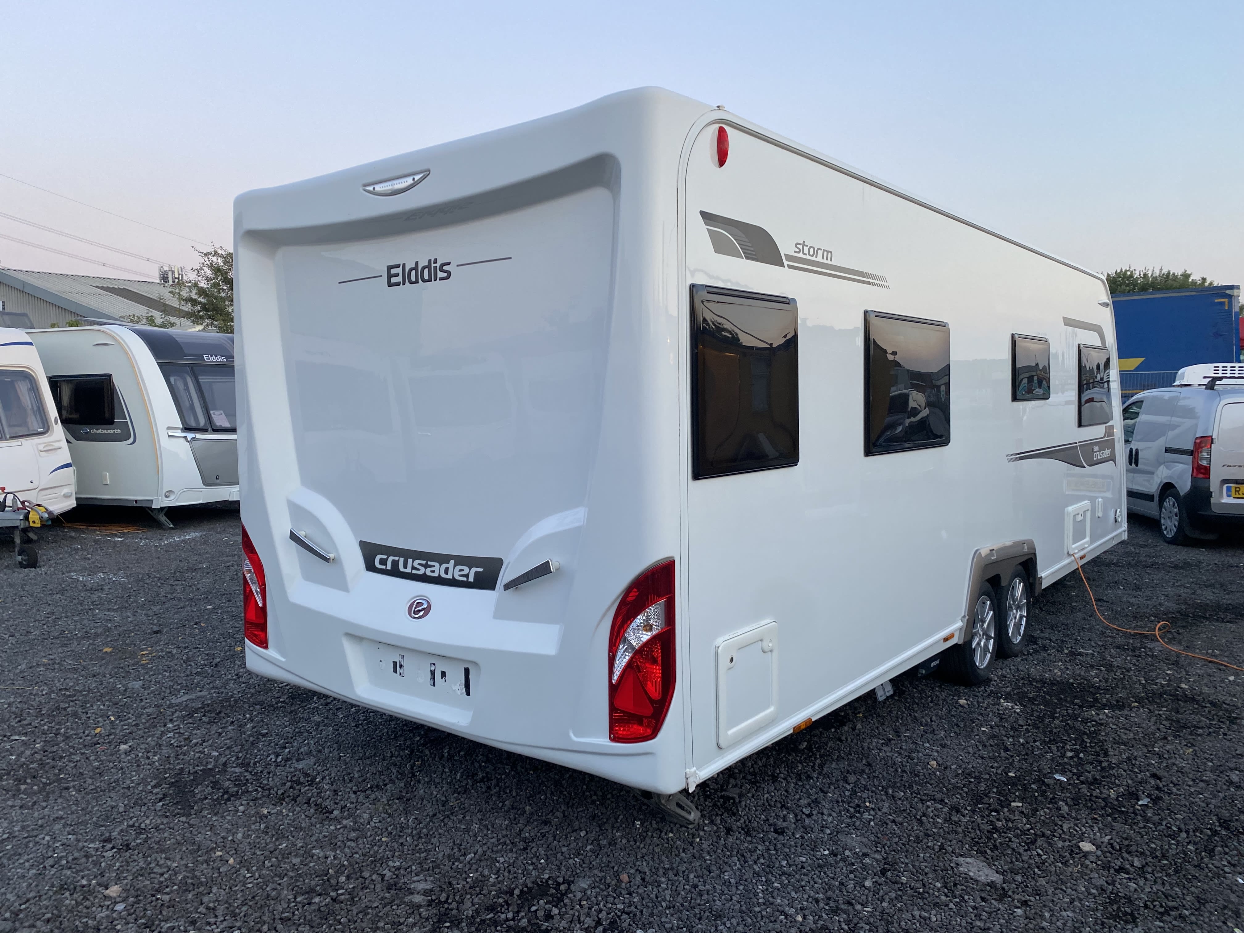 Elddis Crusader Storm 2015 Island Bed Awd Motor Mover Awn...