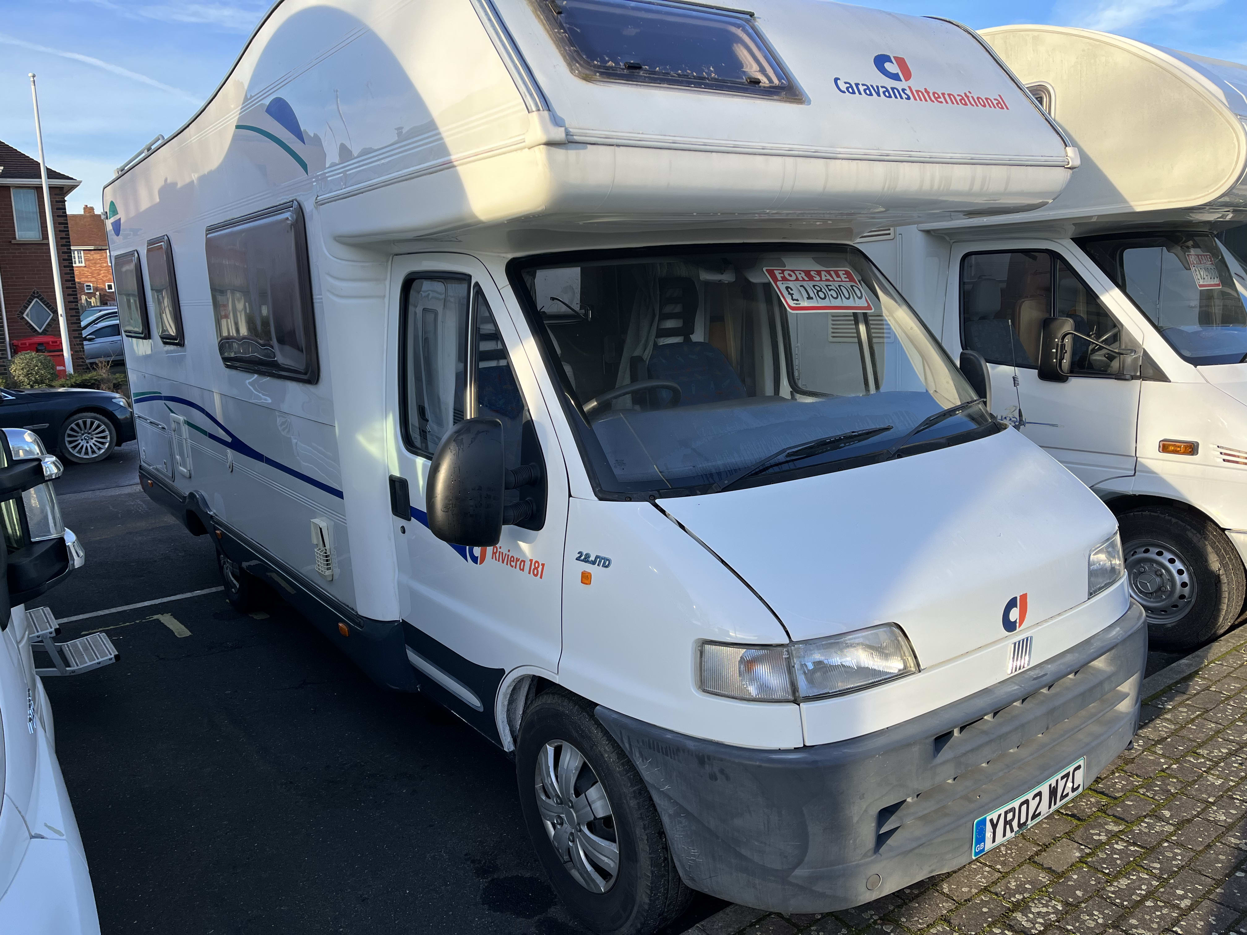 Fiat Ducato Ci International Riviera 181 2002 6 Berth