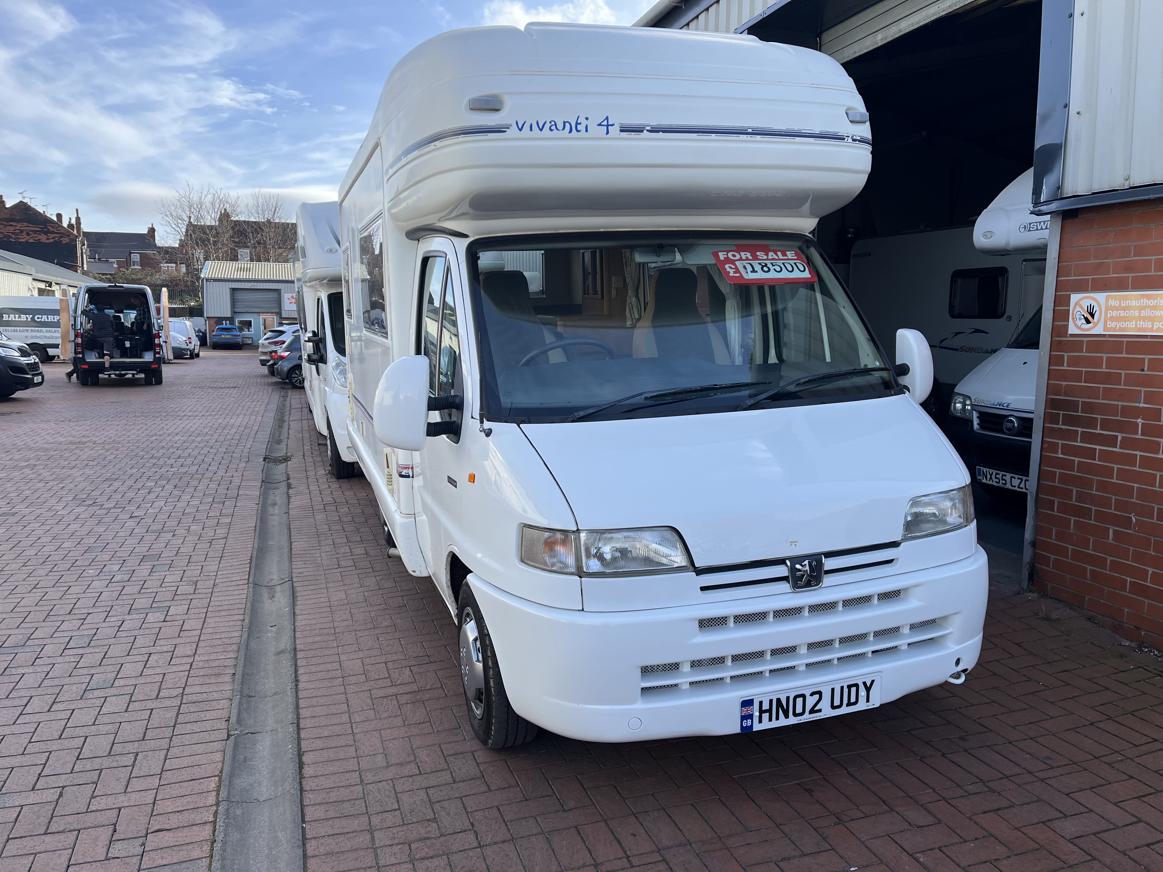 Peugeot Boxer Auto Sleeper Vivanti 4 2002 4 Berth