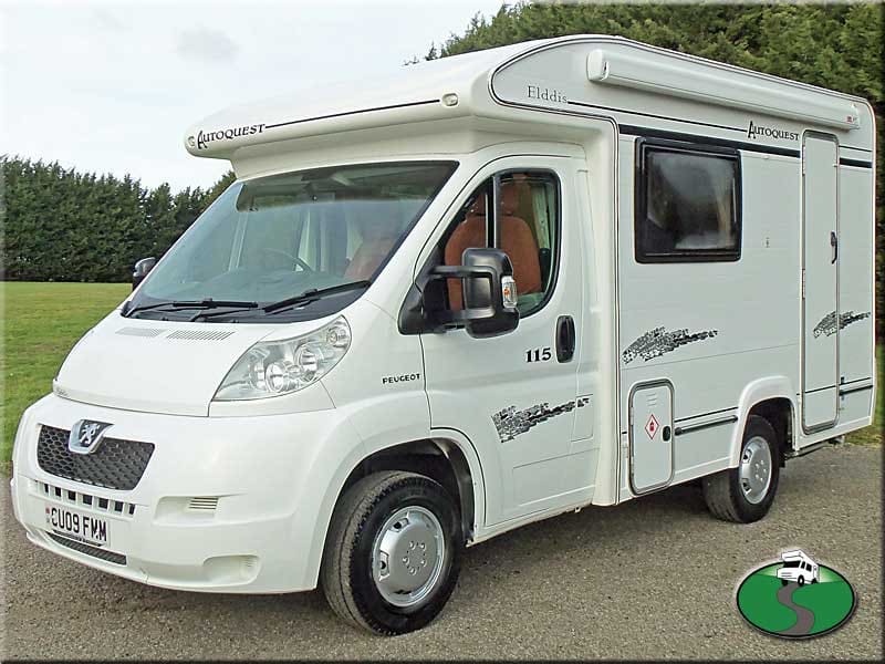 2009 Elddis Autoquest 115 White