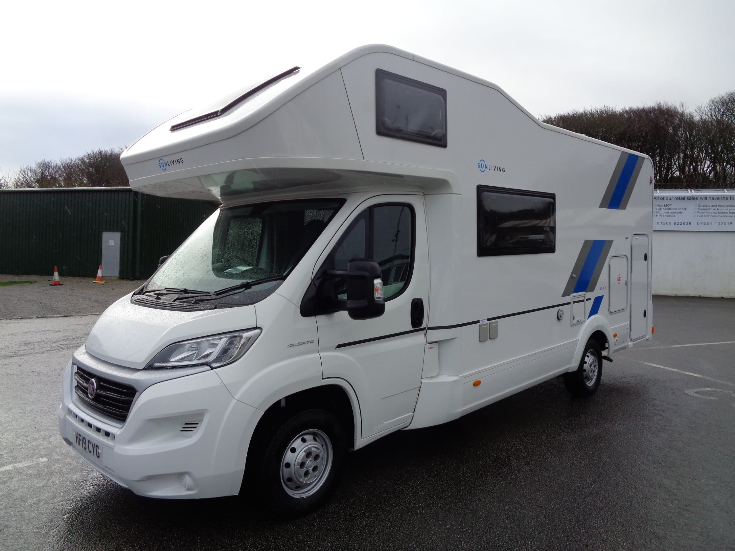 2019 Adria Sun Living White