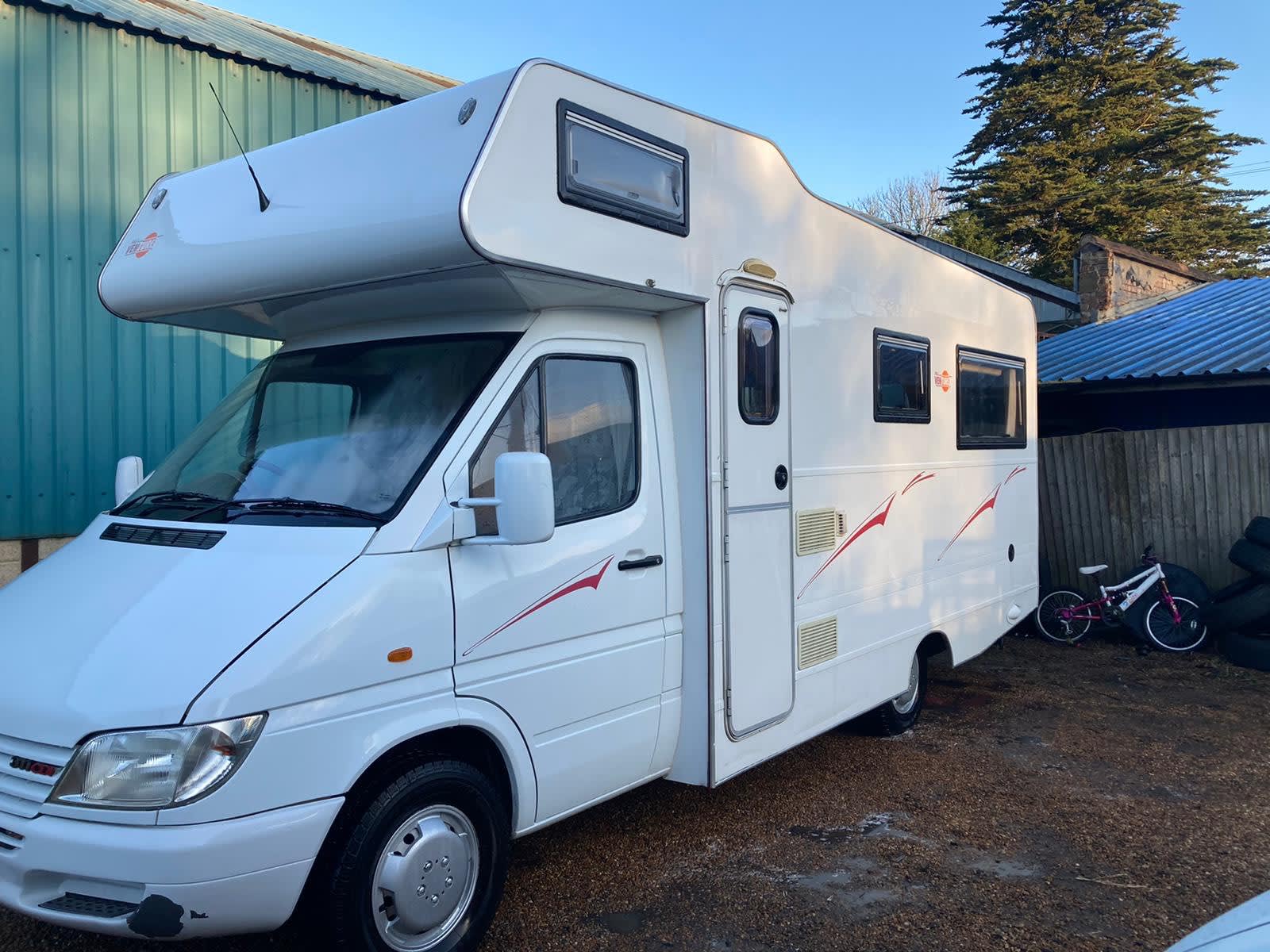 2000 Mercedes-benz Sprinter White