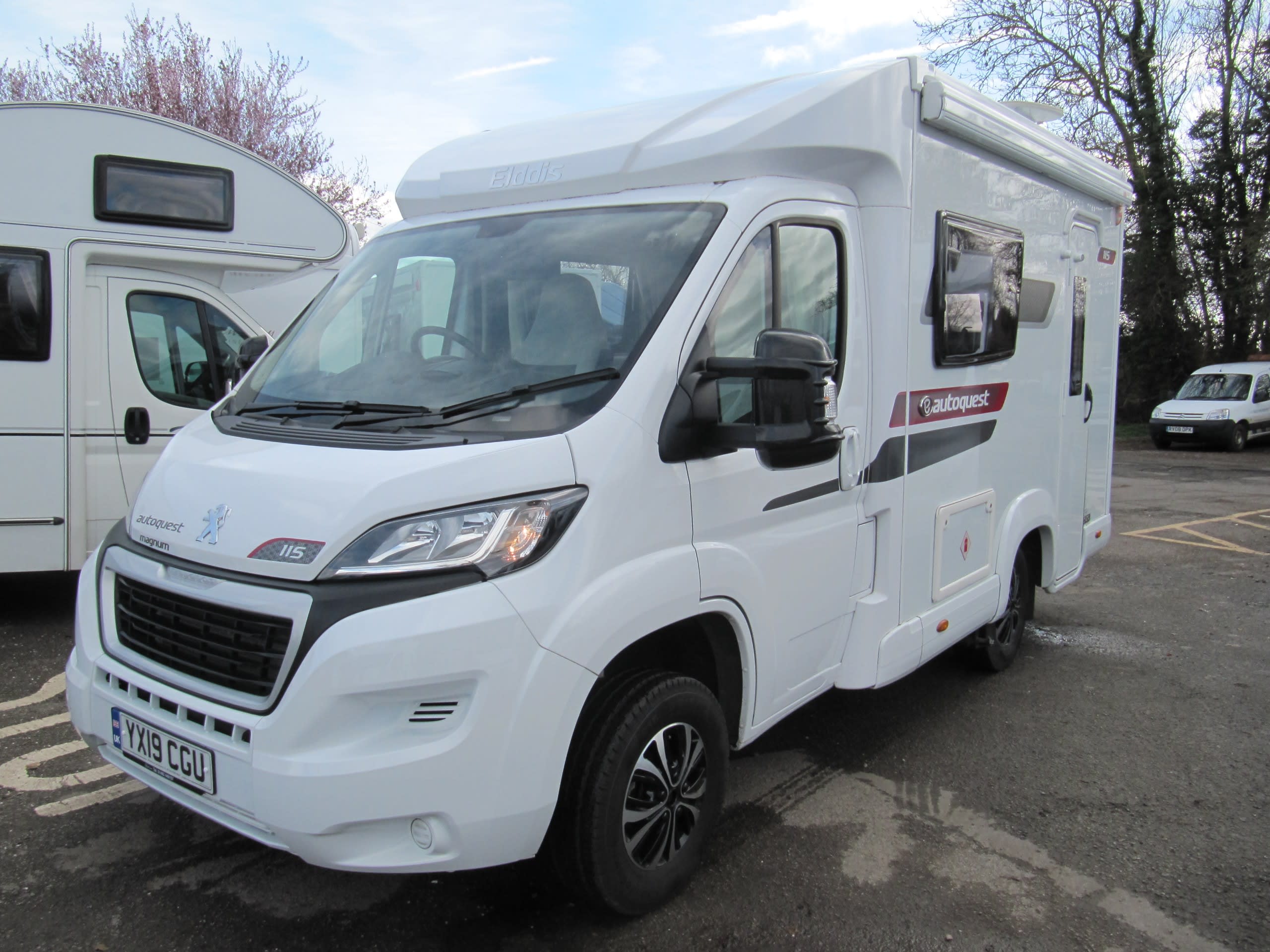 2019 Elddis Autoquest 115 White