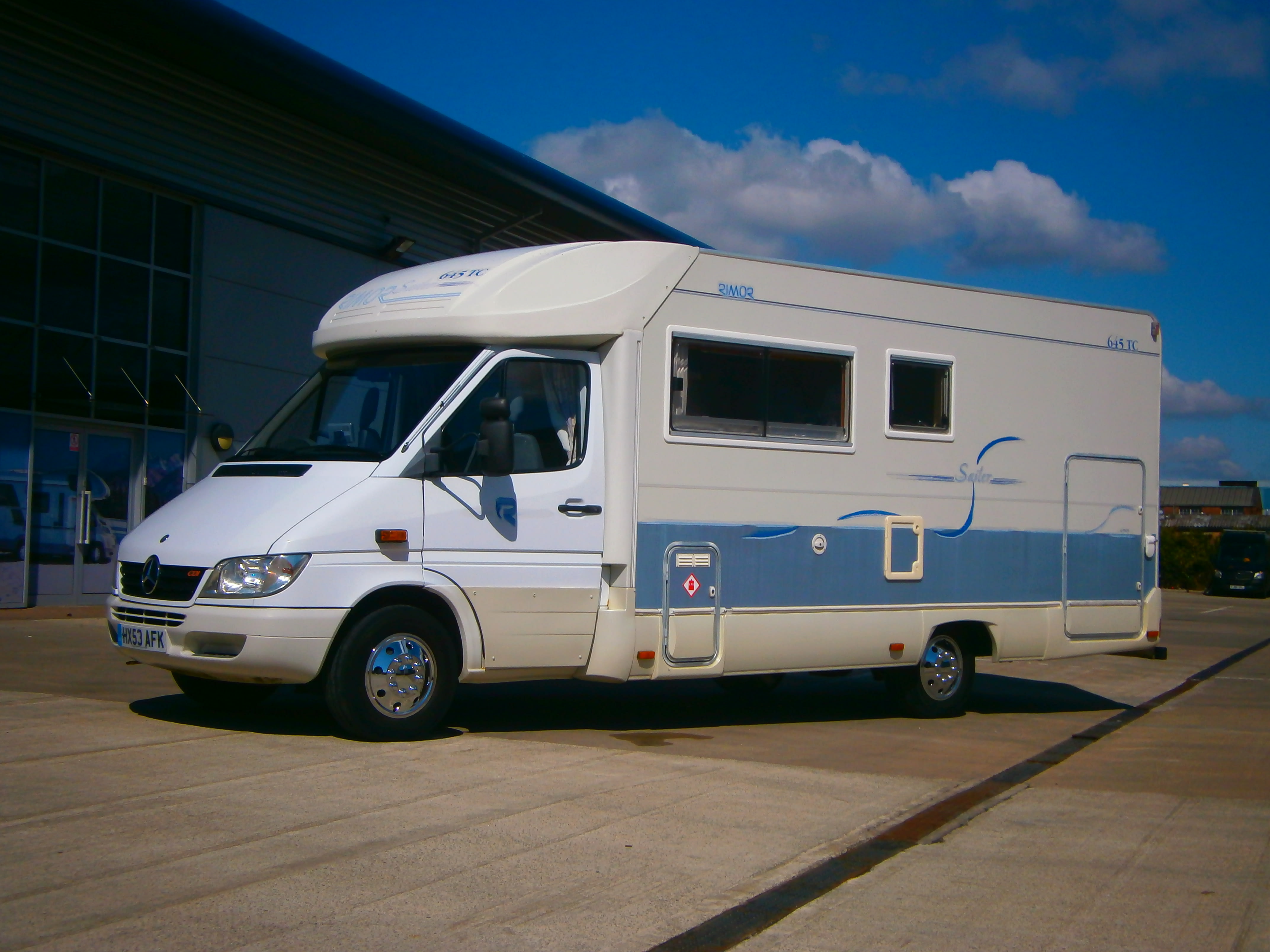 Automatic Mercedes Sprinter Rimor Sailer 645 4 Berth Fixe...