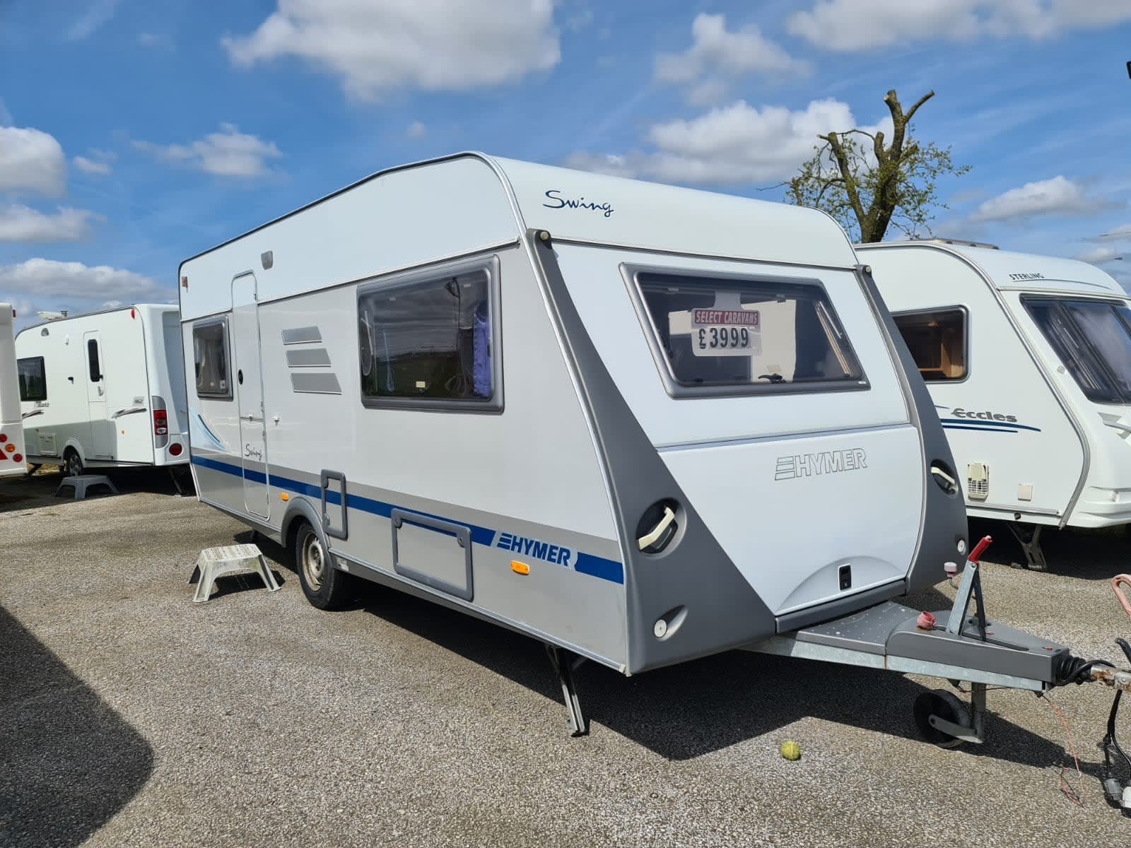 Hymer Living Swing 530le Fixed Bed 4 Berth *2x Doubled Or...