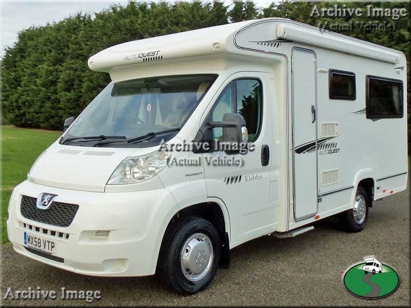 2009 Elddis Autoquest 140 White