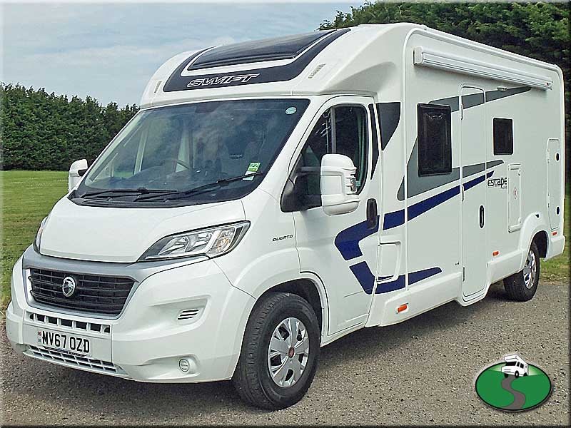 2017 Swift Escape 695 White