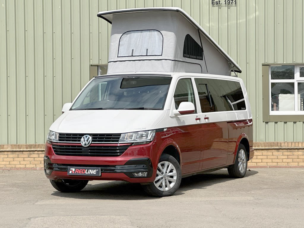 Used Vw Campervan Redline Classic 2 Lwb 2 Tone Red & Whit...