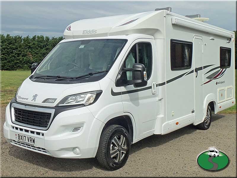 2017 Elddis Autoquest 155 White