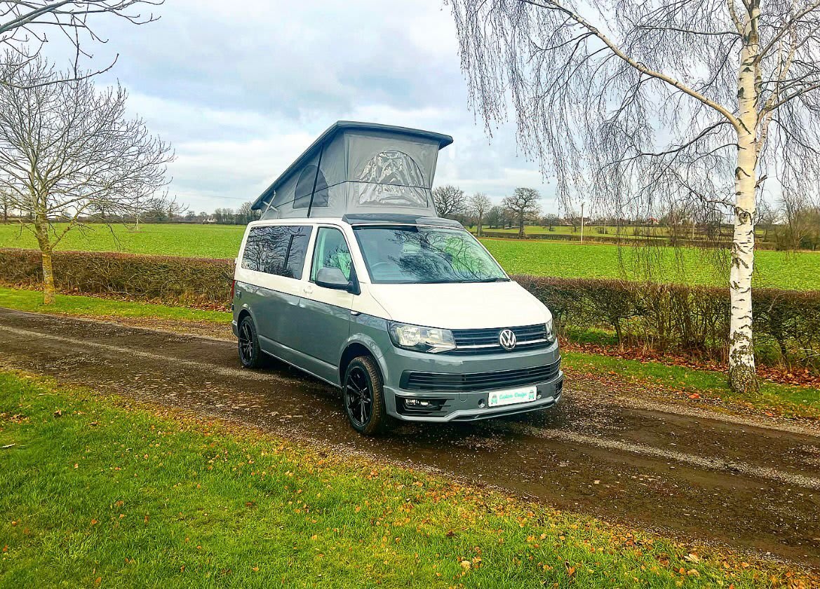 Vw Campervan Two Tone Grey & White Highline 66 Plate Swb