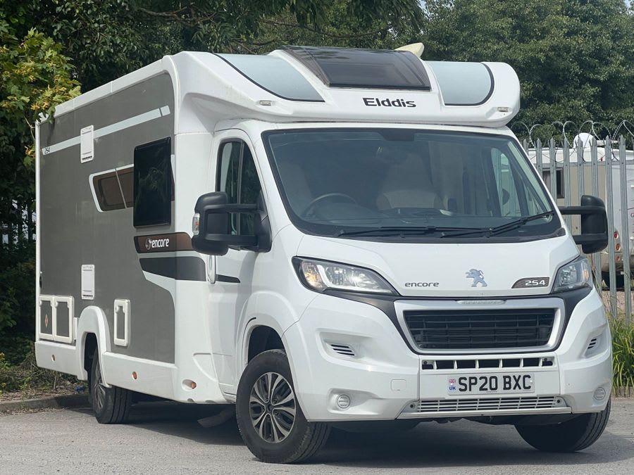 2020 Elddis Encore 254 White