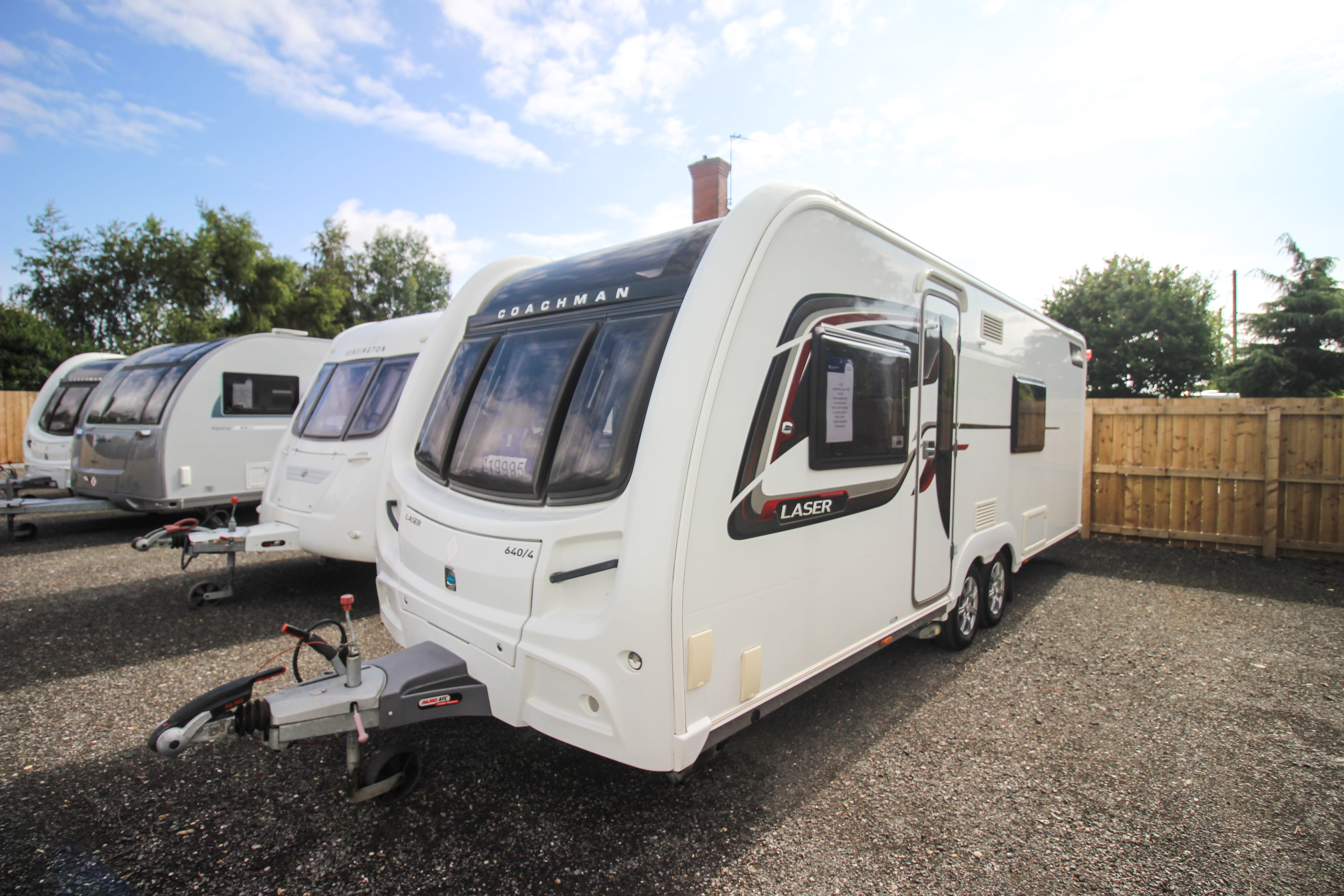 Coachman Laser 640 4 Berth Twin Axle With Fixed Double Be...