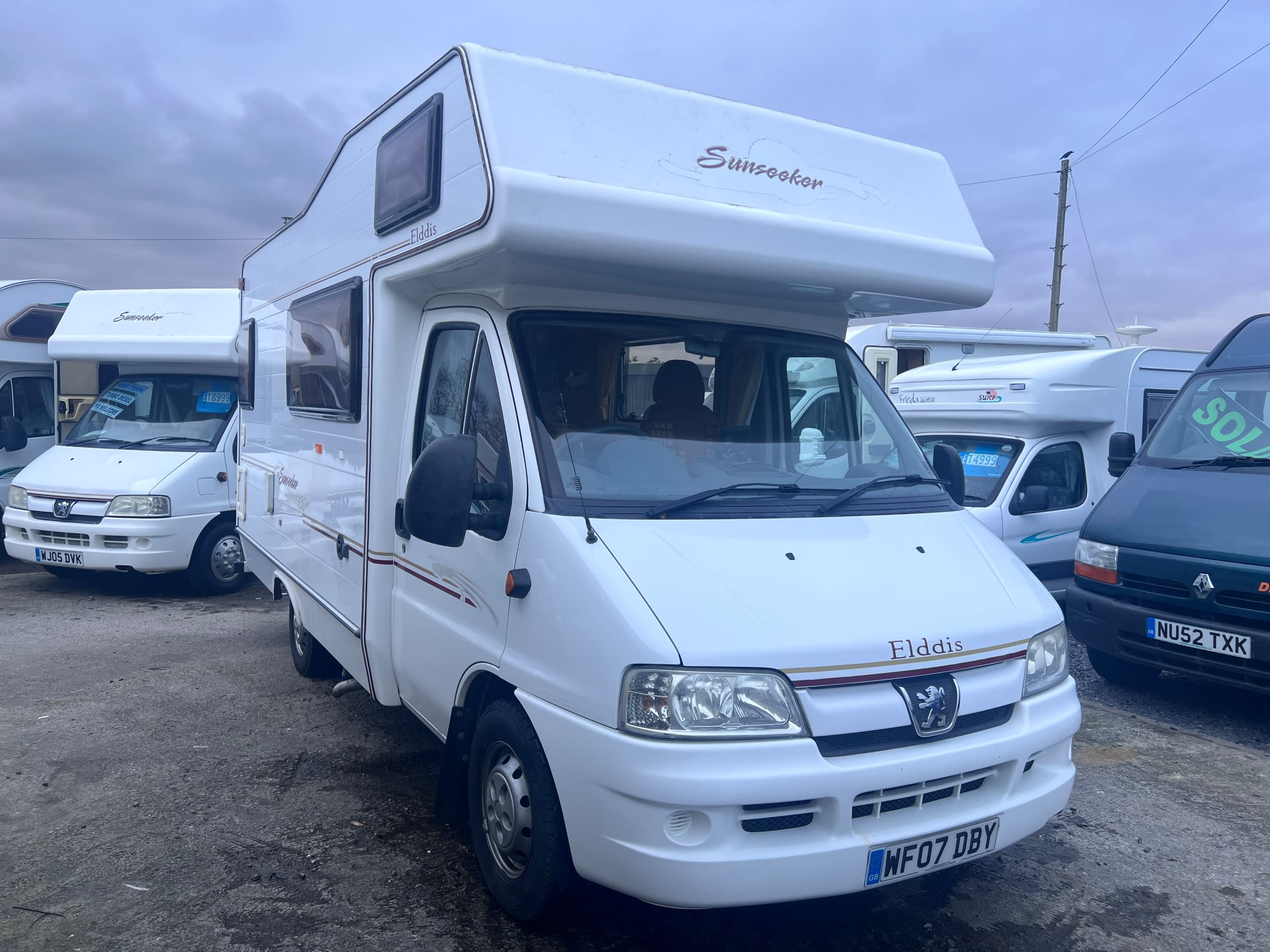 2007 Elddis Sunseeker 130 White