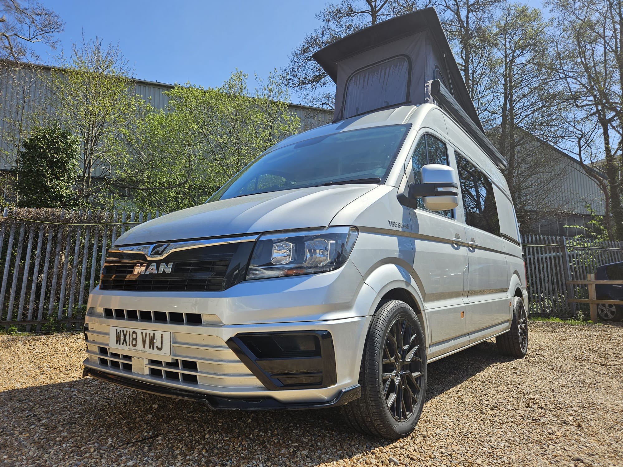 Man Tge 140, Year 2018 Pop Top, 4 Berth Campervan, Camper