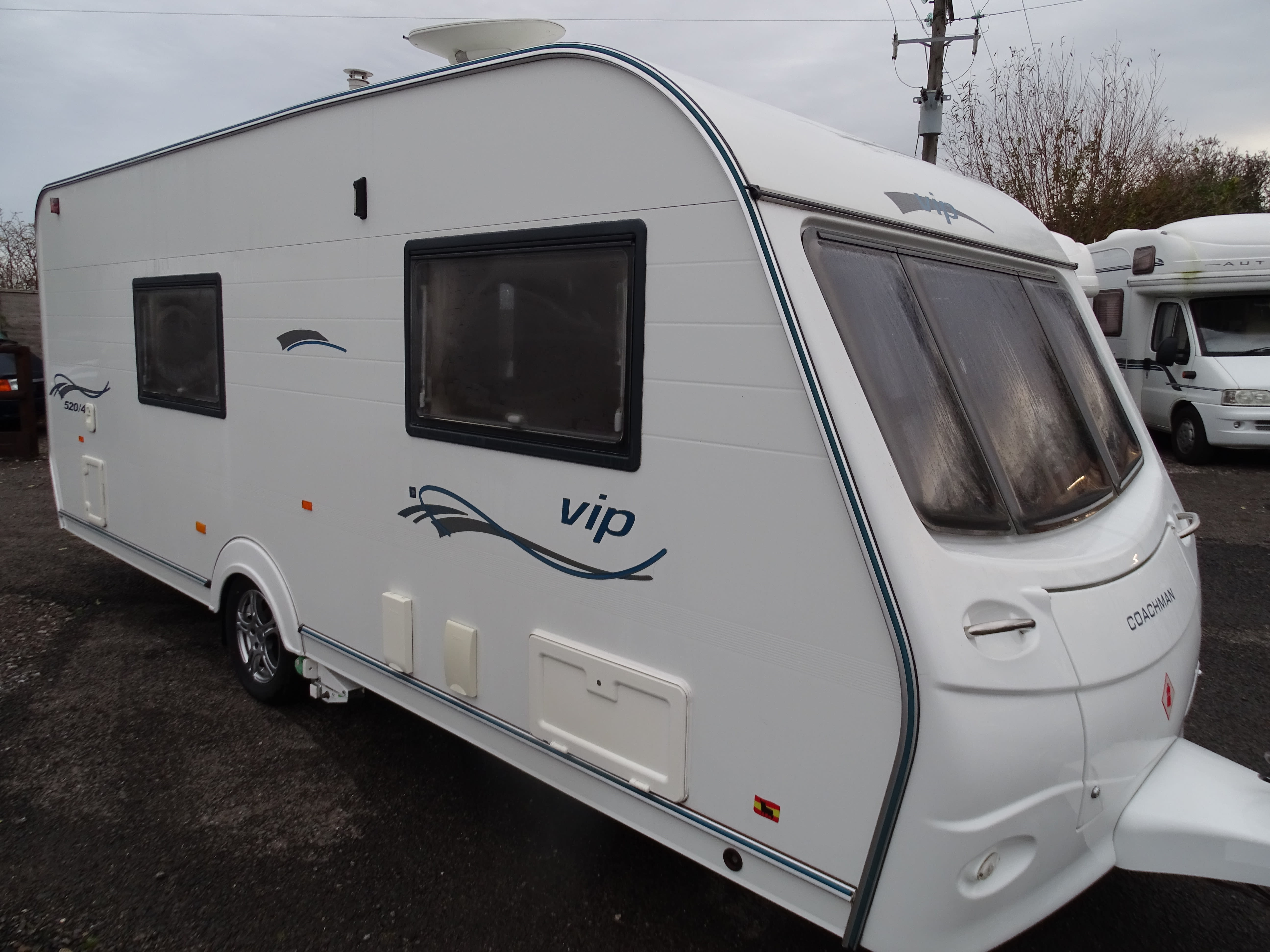 Coachman Vip 520/4 2007 4 Berth Single Axle Touring Carav...