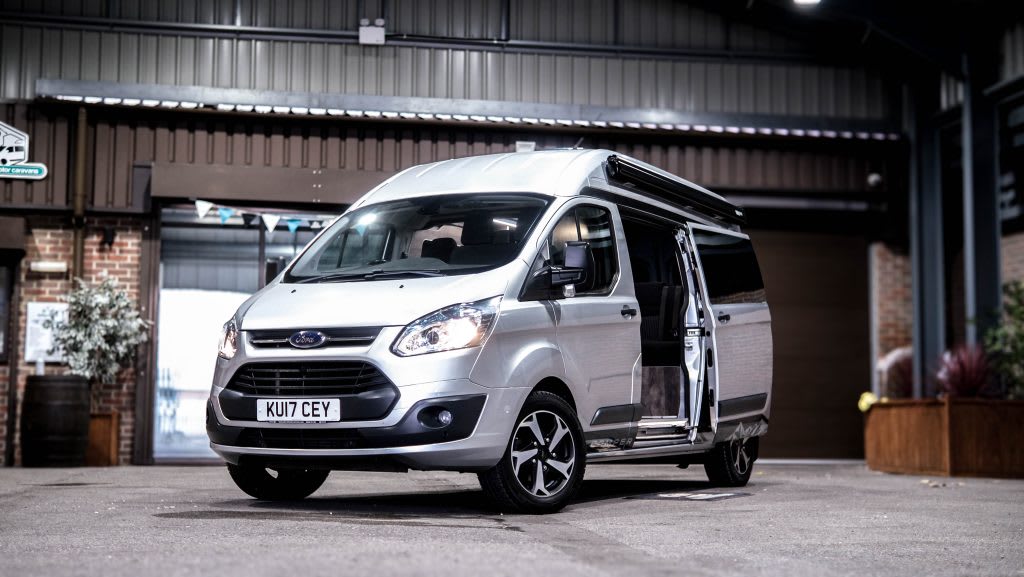 Ford Transit Custom 330 Trend Silver 2017 High Top Roof C...