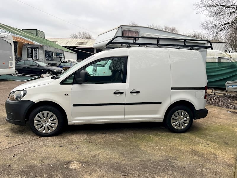 Vw Caddy Van Tdi C20 Startline White 1.6l With Roof Rack ...