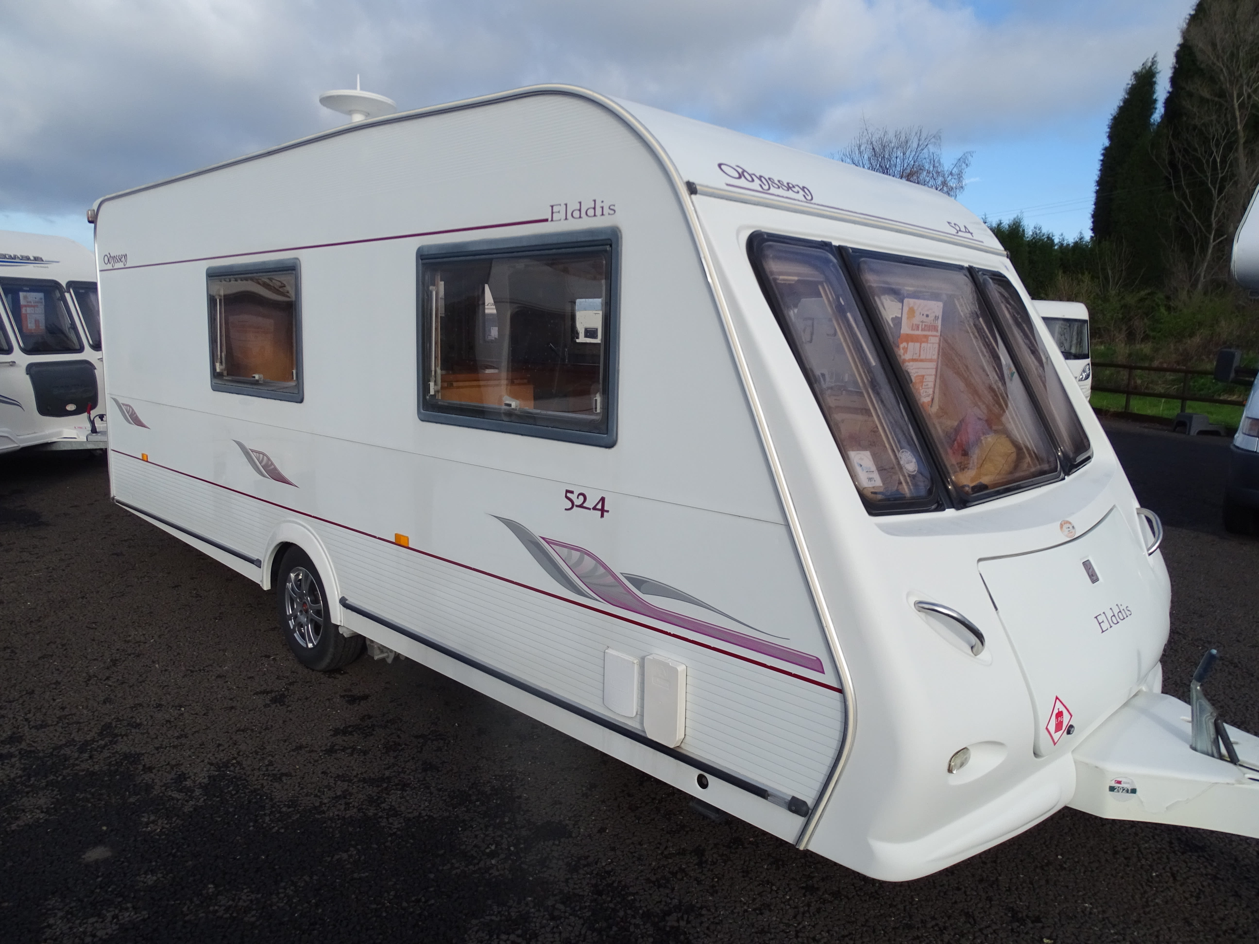Elddis Odyssey 524 2005 4 Berth Single Axle Touring Carav...