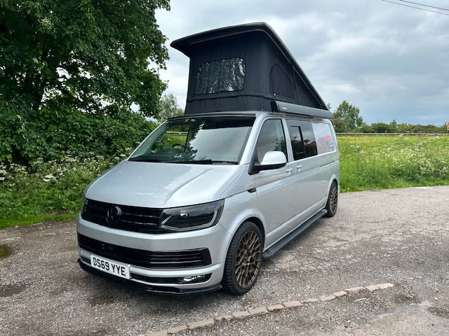 2020 Vw T6 Lwb Campervan Reflex Silver 150ps Dsg Auto