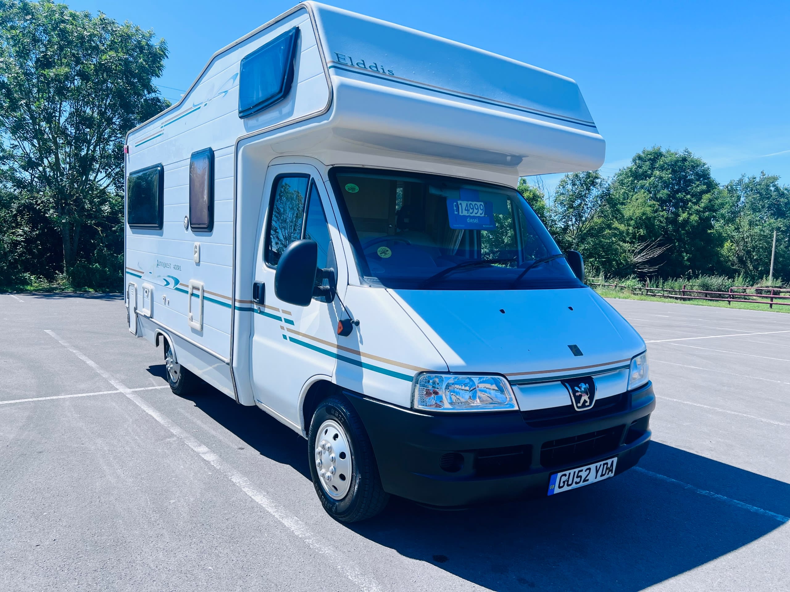 2003 Elddis Autoquest 400 White
