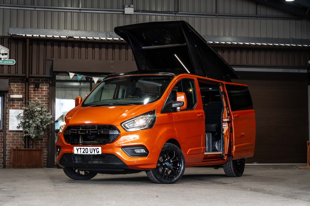 Ford Transit Custom Limited Orange Glow 2020 Campervan Da...