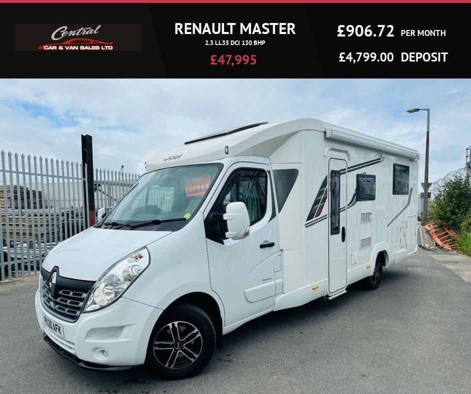 Renault Jobl Inklusive Eb 4 Berth Rare Motorhome Camperva...