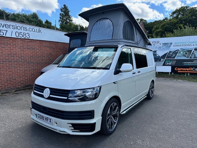 2018 Vw T6 Campervan White And Ivory Cream 102ps Manual