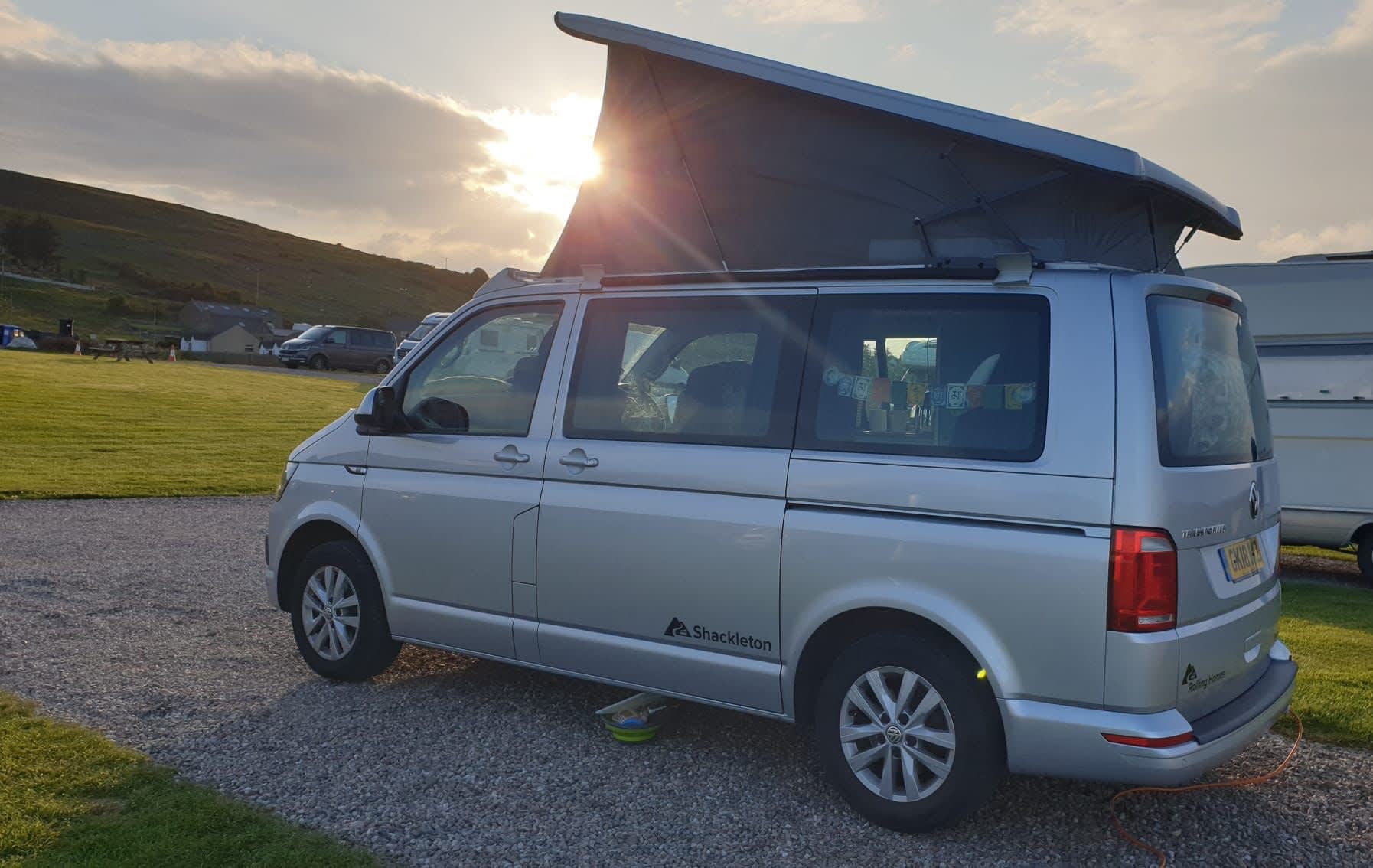 Stunning Silver Vw T6 Pop-top Campervan (2018) Fsh Only 3...