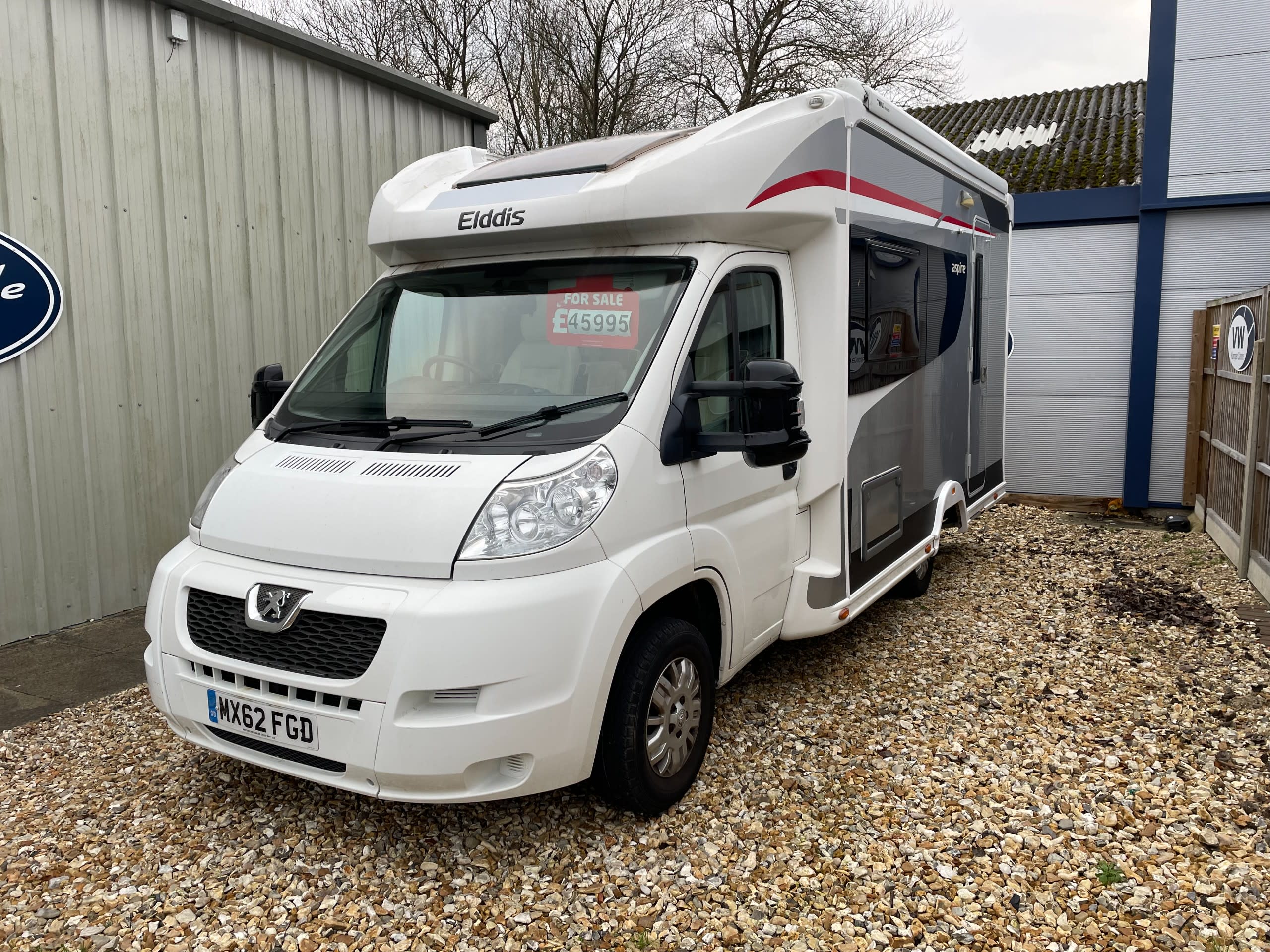 2012 Elddis Aspire 215 White