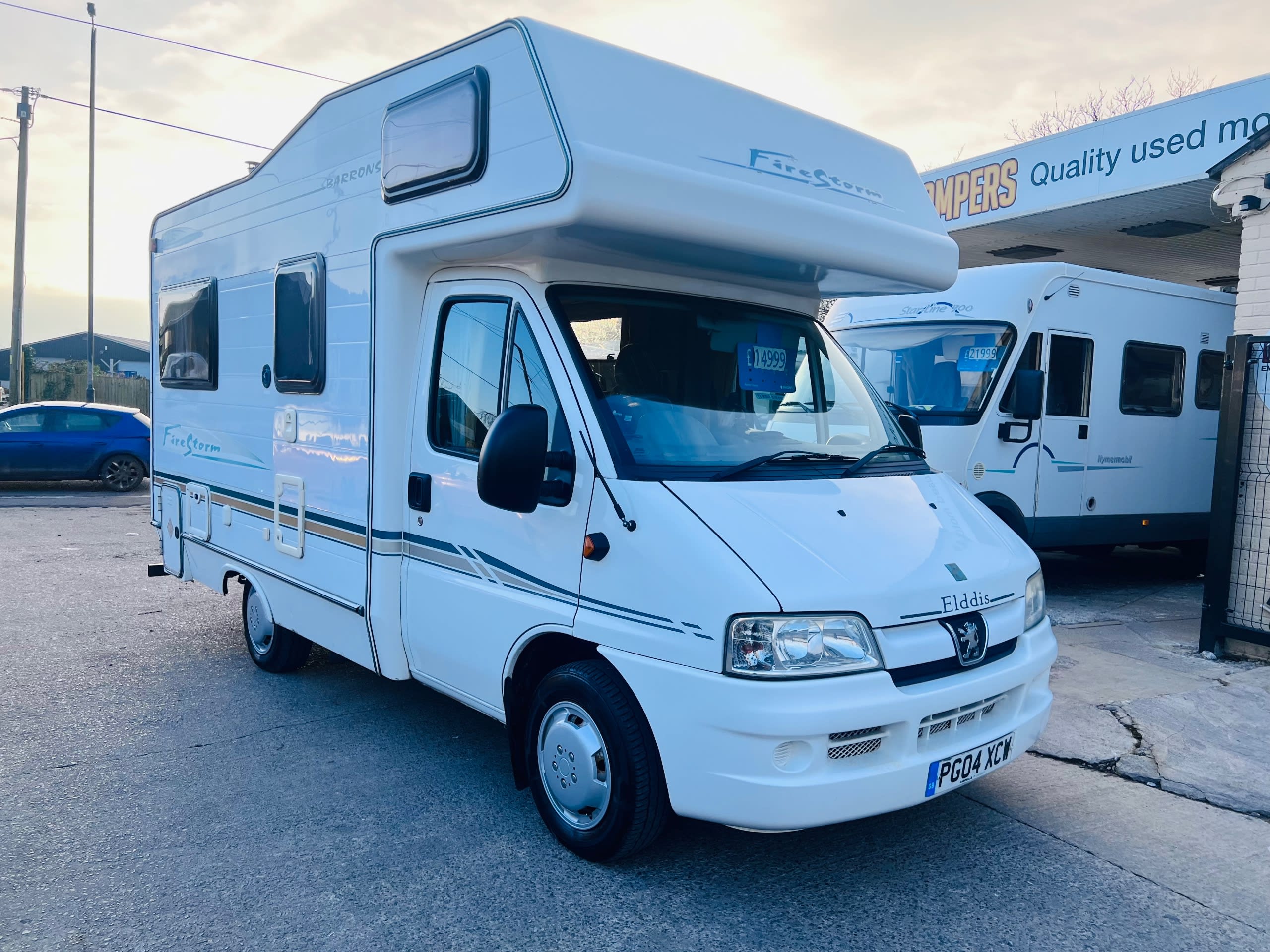 2004 Elddis Firestorm White
