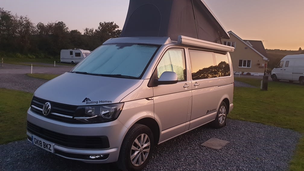 Silver Vw Transporter T6 Campervan Bluemotion Tech Highli...