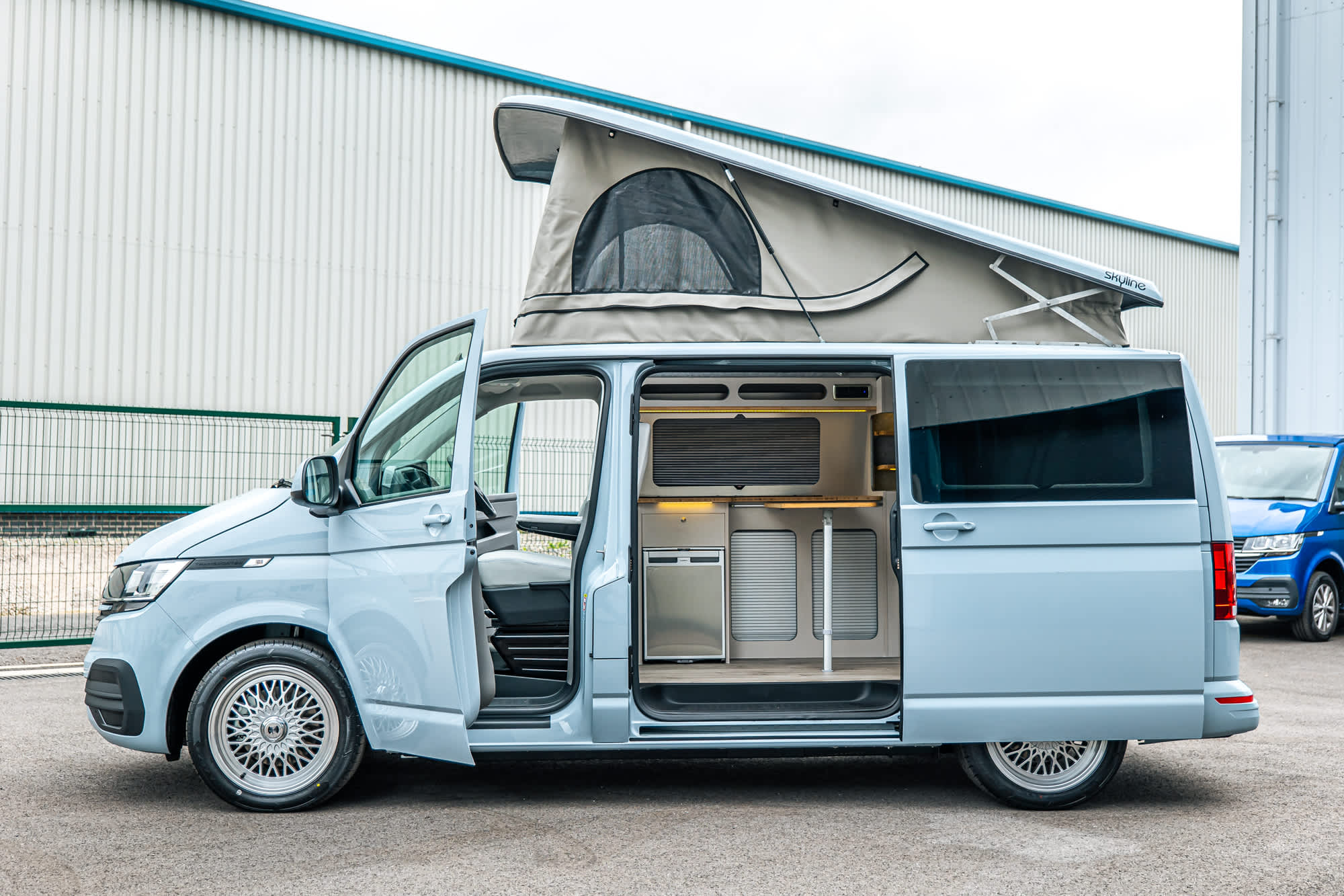 VW T6.1 FLANNEL GREY LUXURY CAMPER! 110BHP CAMPER SPEC SUPER RARE ...